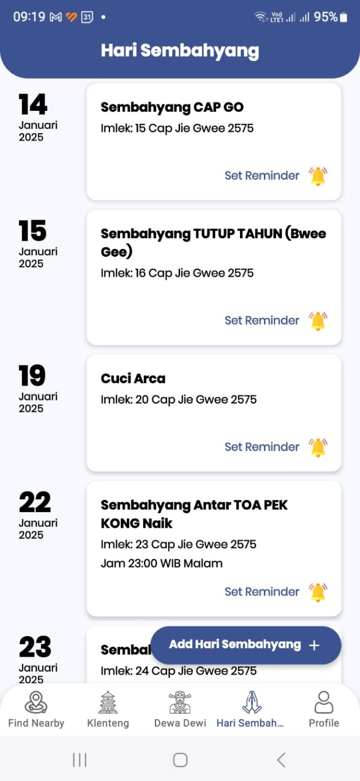 Jadwal Sembahyang Tahun 2025 – Siutao